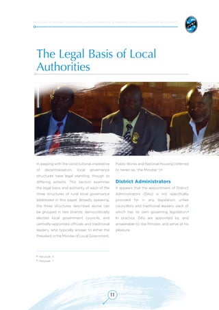 Roles and Responsibilities in Rural Local Governance in Zimbabwe ...