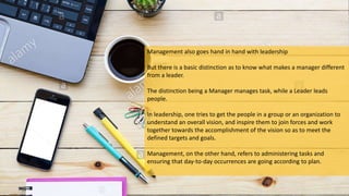 Roles and responsibilities of a manager group 5 | PPTX