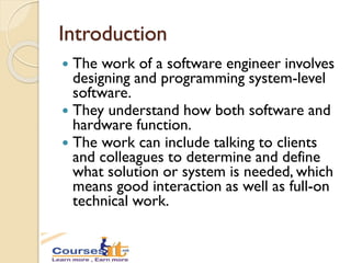 Roles and responsibilities of an IT software professional | PPT