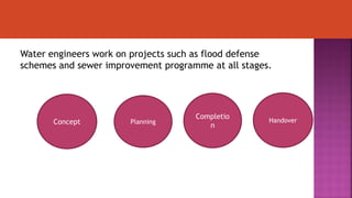 Roles and responsibilities of a water supply and senisation engineer | PPTX