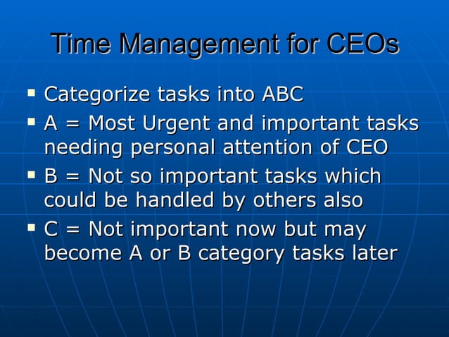 Roles And Responsibilities Of Ceo