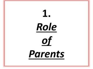 Roles and responsibilities of each family member | PPTX