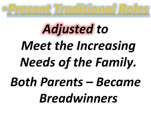 Roles and responsibilities of each family member | PPT