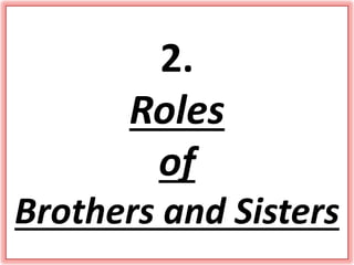 Roles and responsibilities of each family member | PPTX