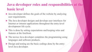 Roles and Responsibilities of Java Developer.pptx