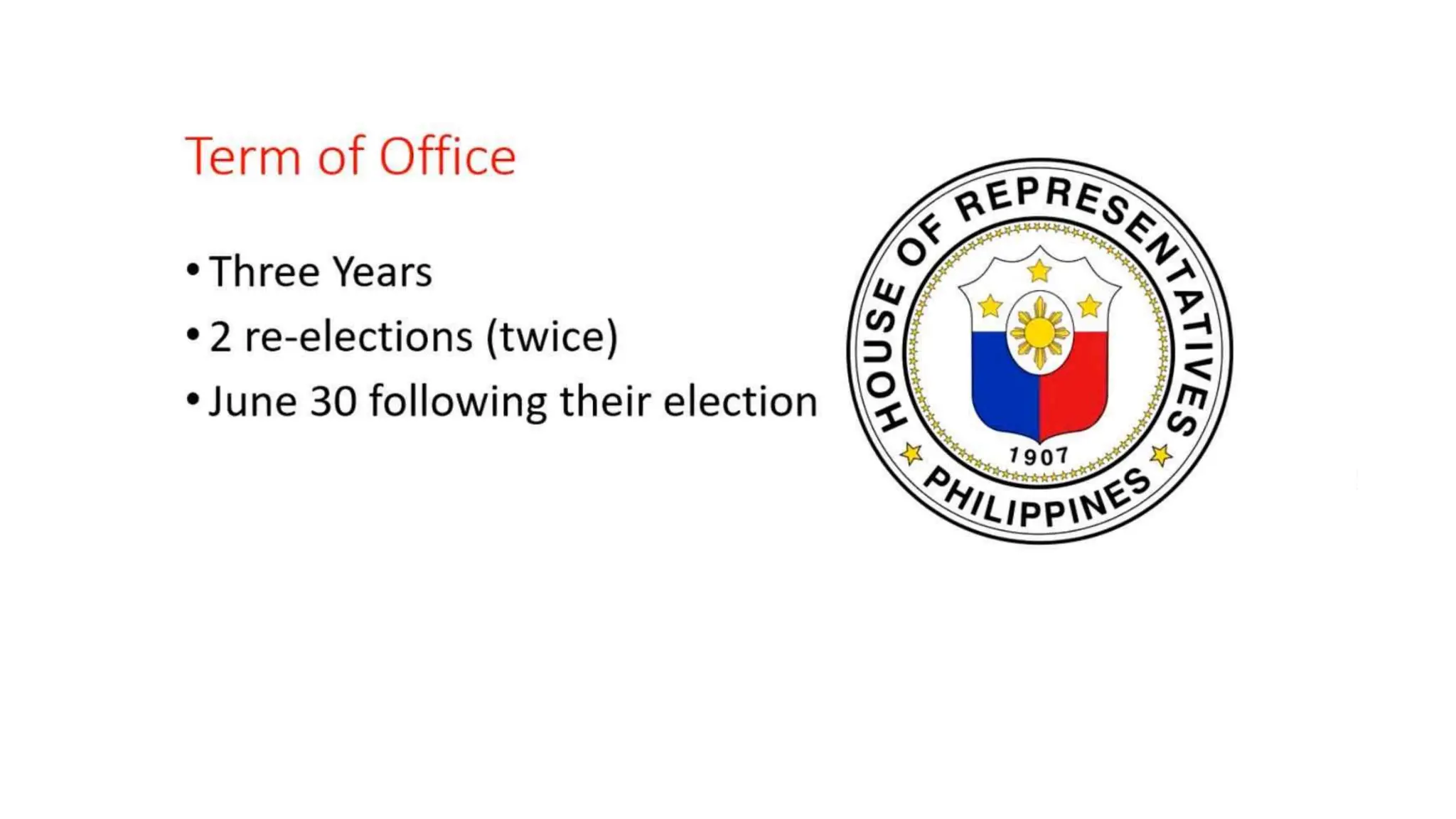 ROLES AND RESPONSIBILITIES OF THE PHILIPPINE SENATE AND HOUSE OF ...
