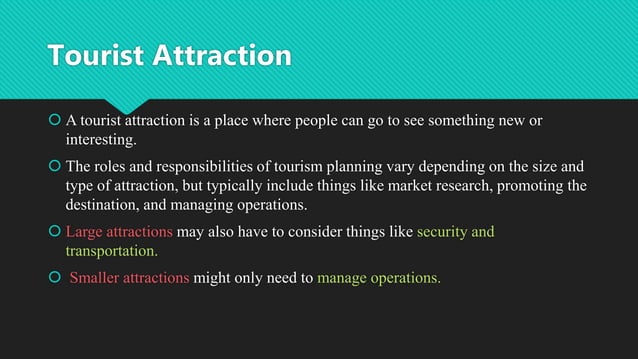 Roles ans Responsibilities of Tourism Planning.pptx | Travel ...
