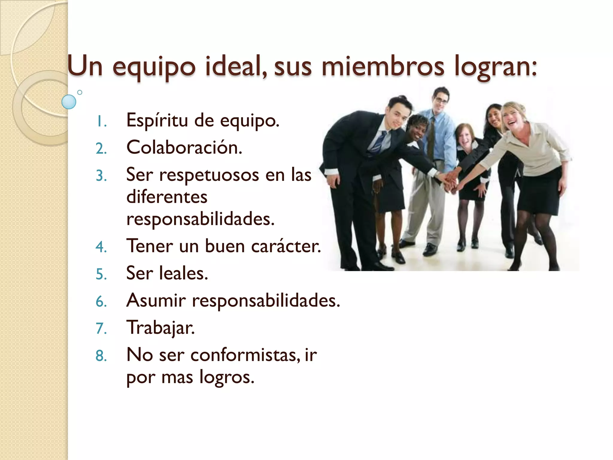 Roles del equipo exposicion | PPTX