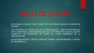 Roles de scrum | PPT