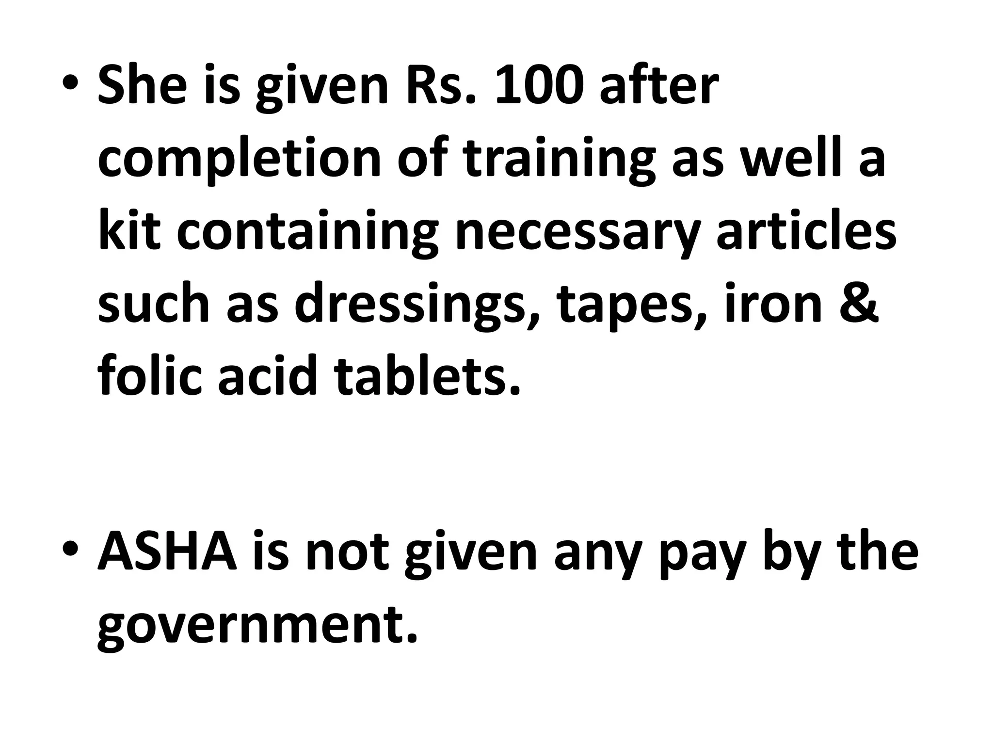 ROLES & FUNCTIONS OF ASHA-INDIA | PPTX