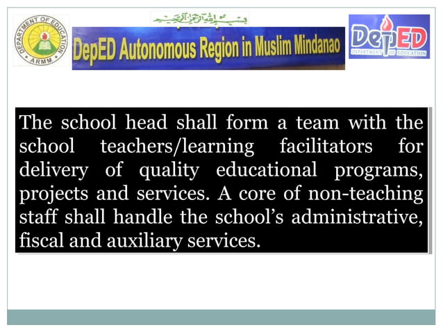 Roles and Functions of School Heads | PPT