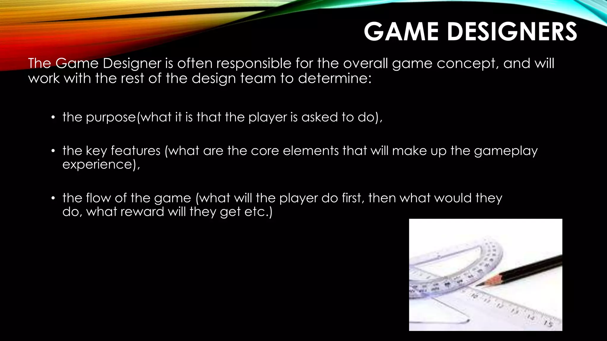 Roles in the gaming industry | PPTX