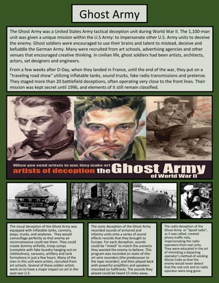 Roles in wwii | PDF