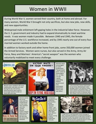 Roles in wwii | PDF