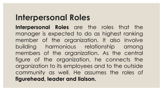 Roles of a Manager.pptx grade 11 organiz | PPT