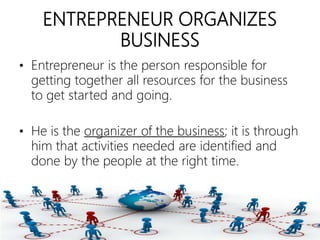 Roles of an entrepreneur | PPTX