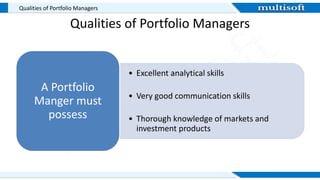 Roles of a Portfolio Manager | PPTX