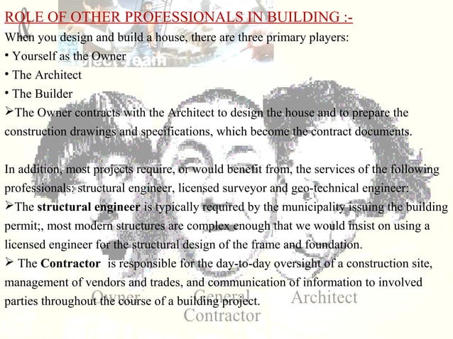 Roles of architects | PPT | Civil Engineering Industry | Industries