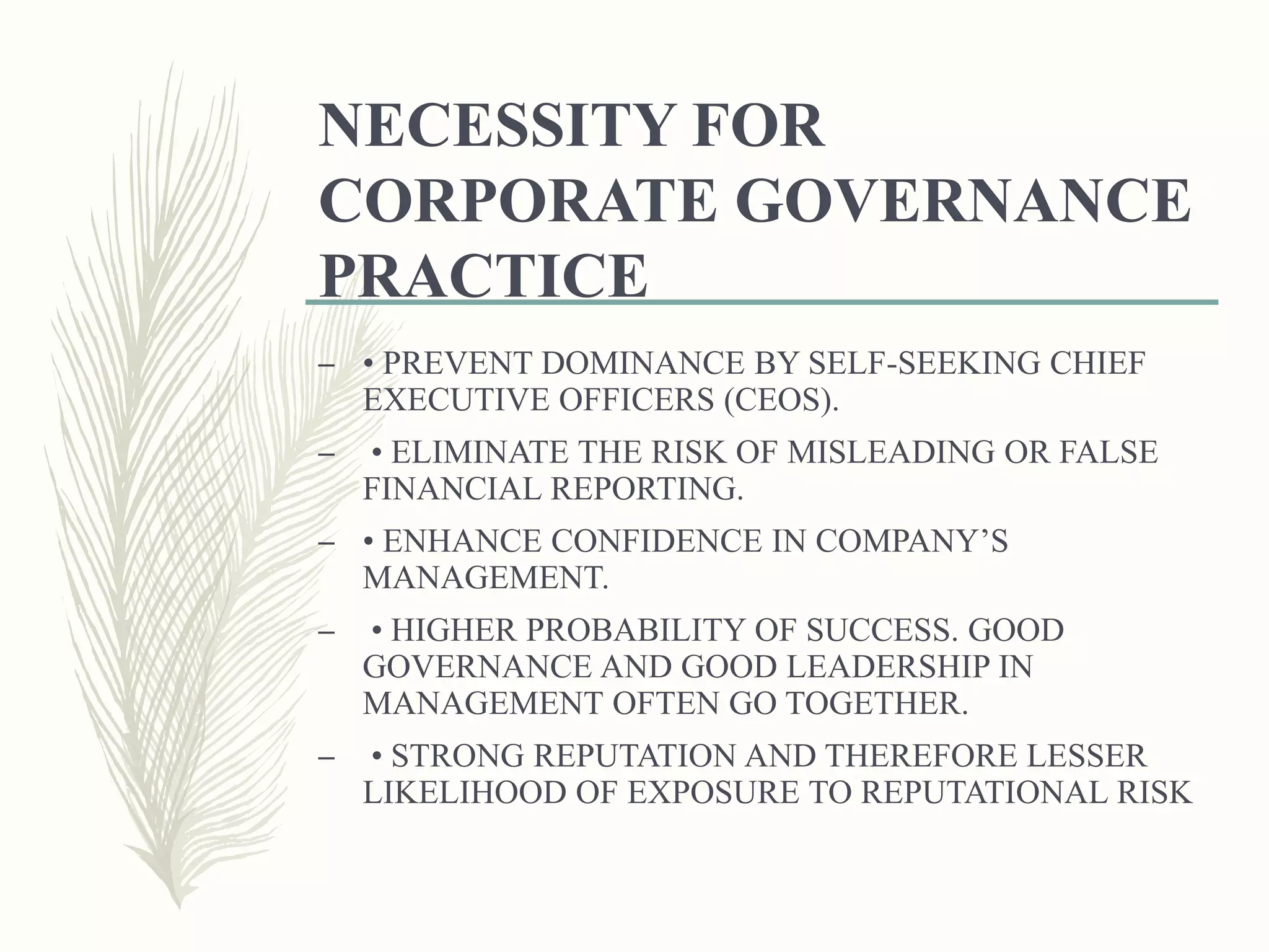 power point presentation Roles of auditors in enhancing corporate ...