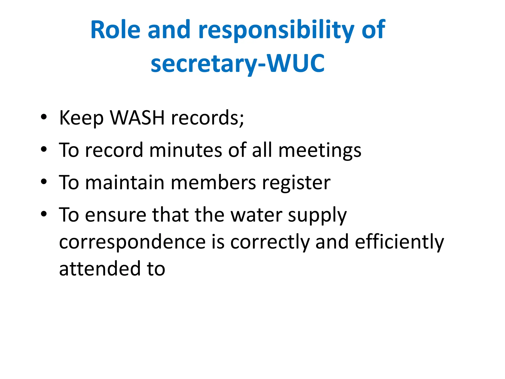 one of the Roles of a Water point committee 2.pptx