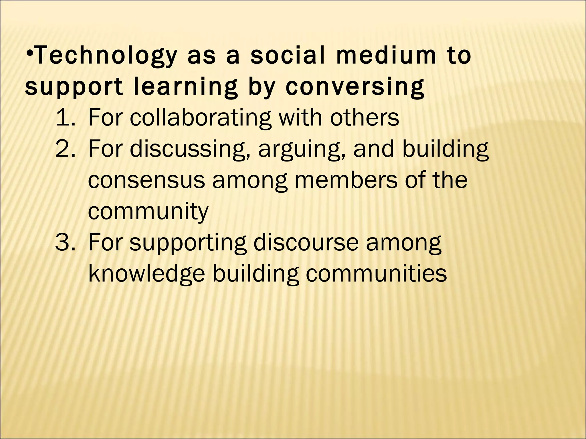 Roles of educational technology in learning | PPT