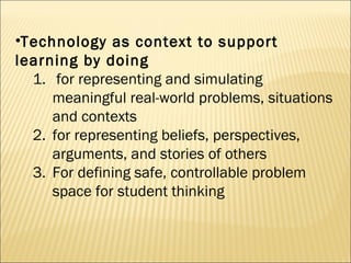 Roles of educational technology in learning | PPT