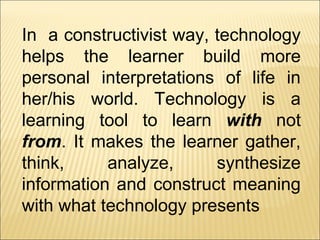 Roles of educational technology in learning (1) | PPT