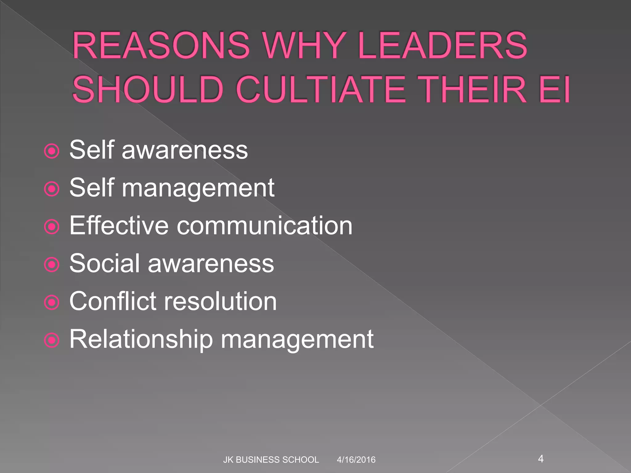 Roles of emotion in leadership | PPTX