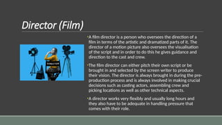 Roles Of Employment Within The Film Industry.pptx