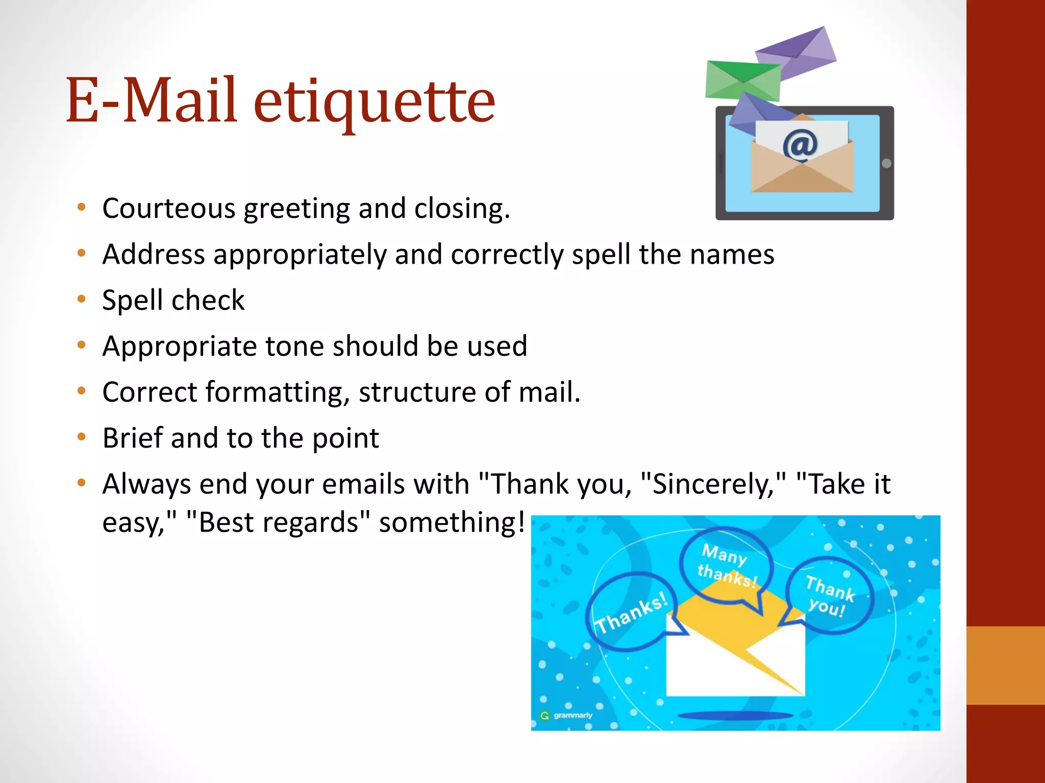 Roles of etiquette in communication pdf | PDF