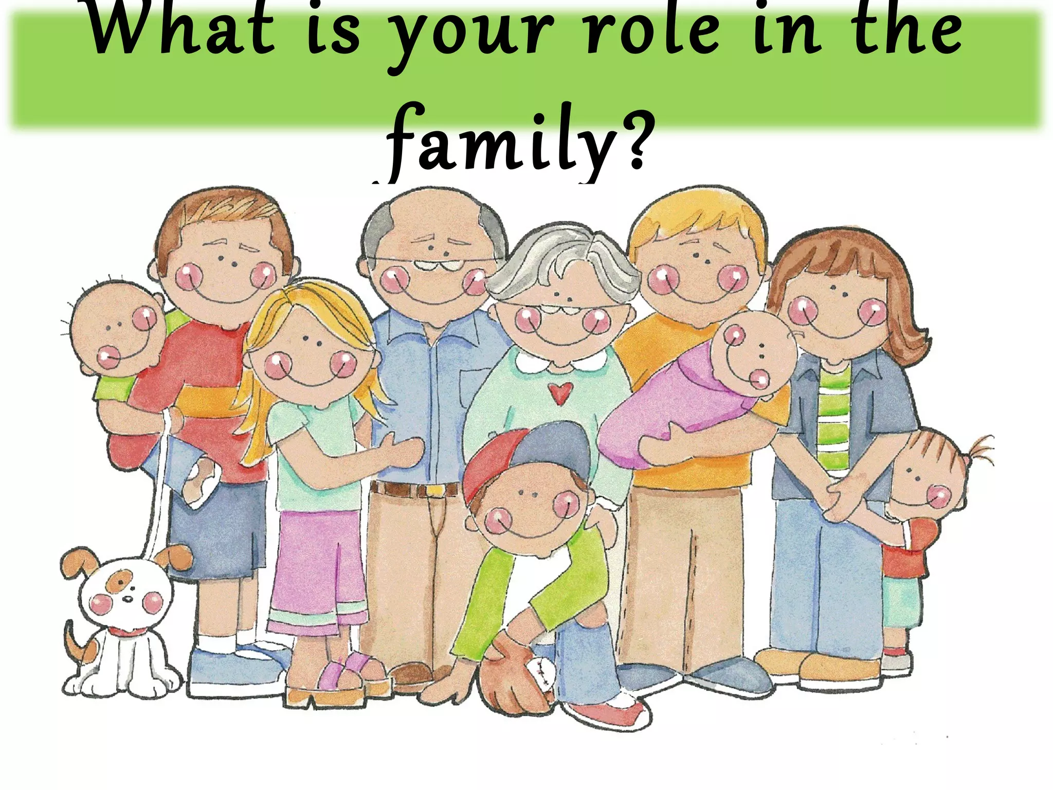 ROLES OF FAMILY - ANNE | PPT