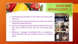 roles of food attendant.pptx | Food & Drink
