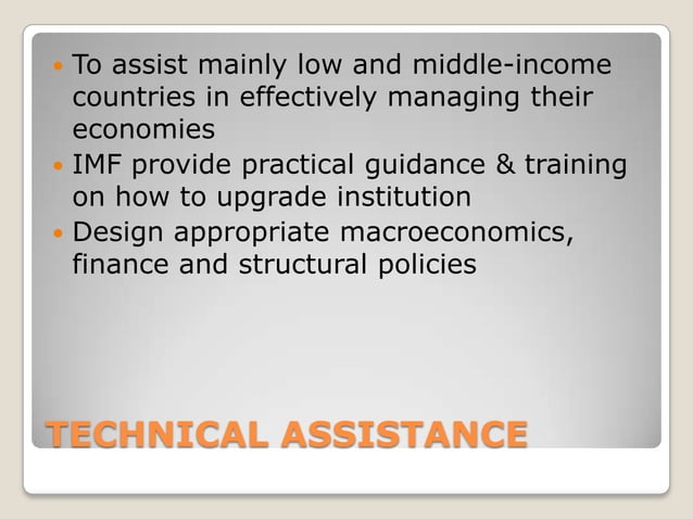 Roles of IMF | PPTX | Economy | Business and Finance