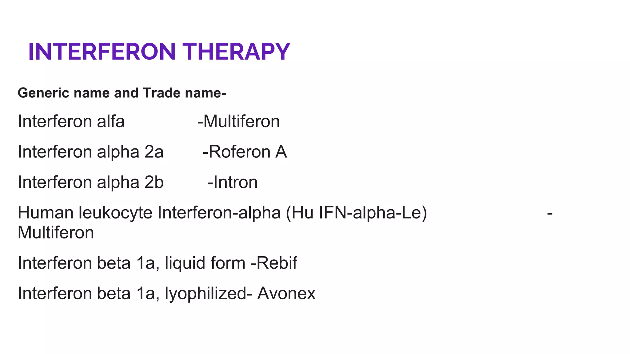 Roles of interferon in diseases. | PPTX