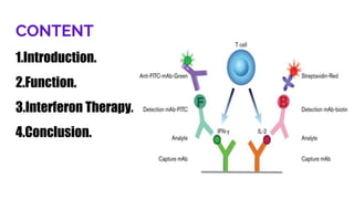Roles of interferon in diseases. | PPTX