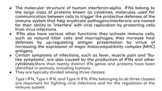 Roles of interferon in diseases. | PPTX