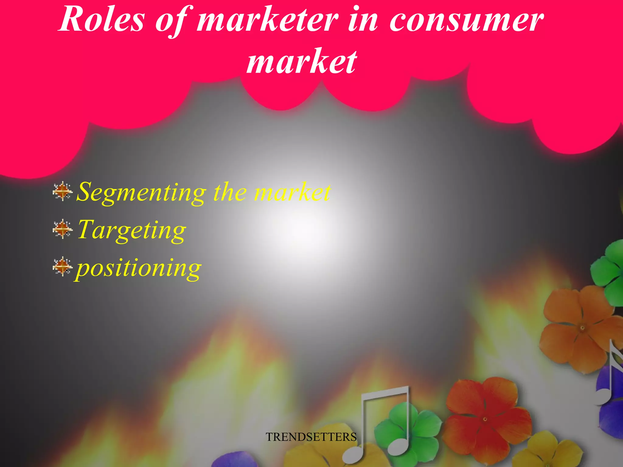 Roles of marketing manager | PPT