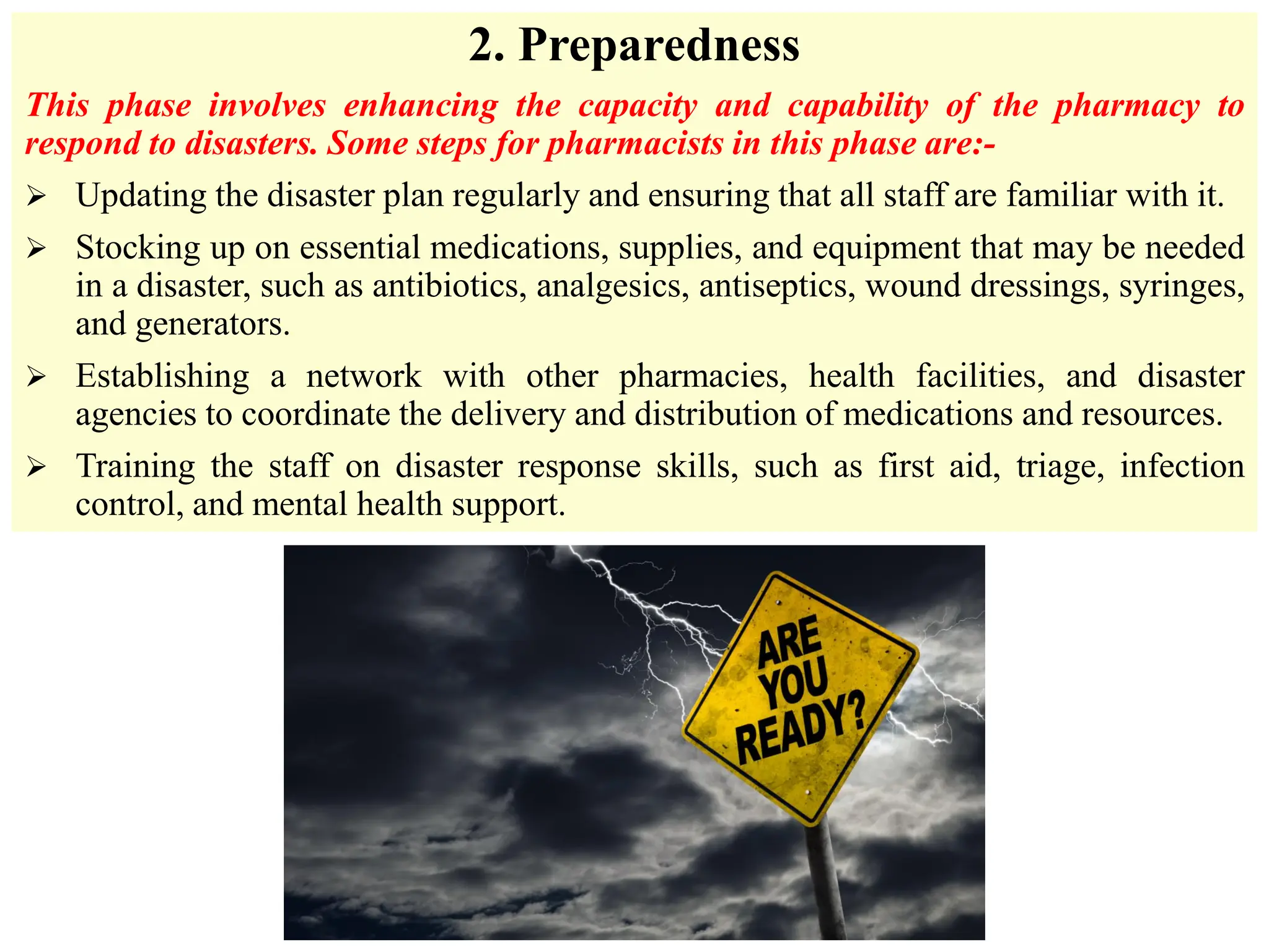 Roles of Pharmacists in Disaster Management | PDF