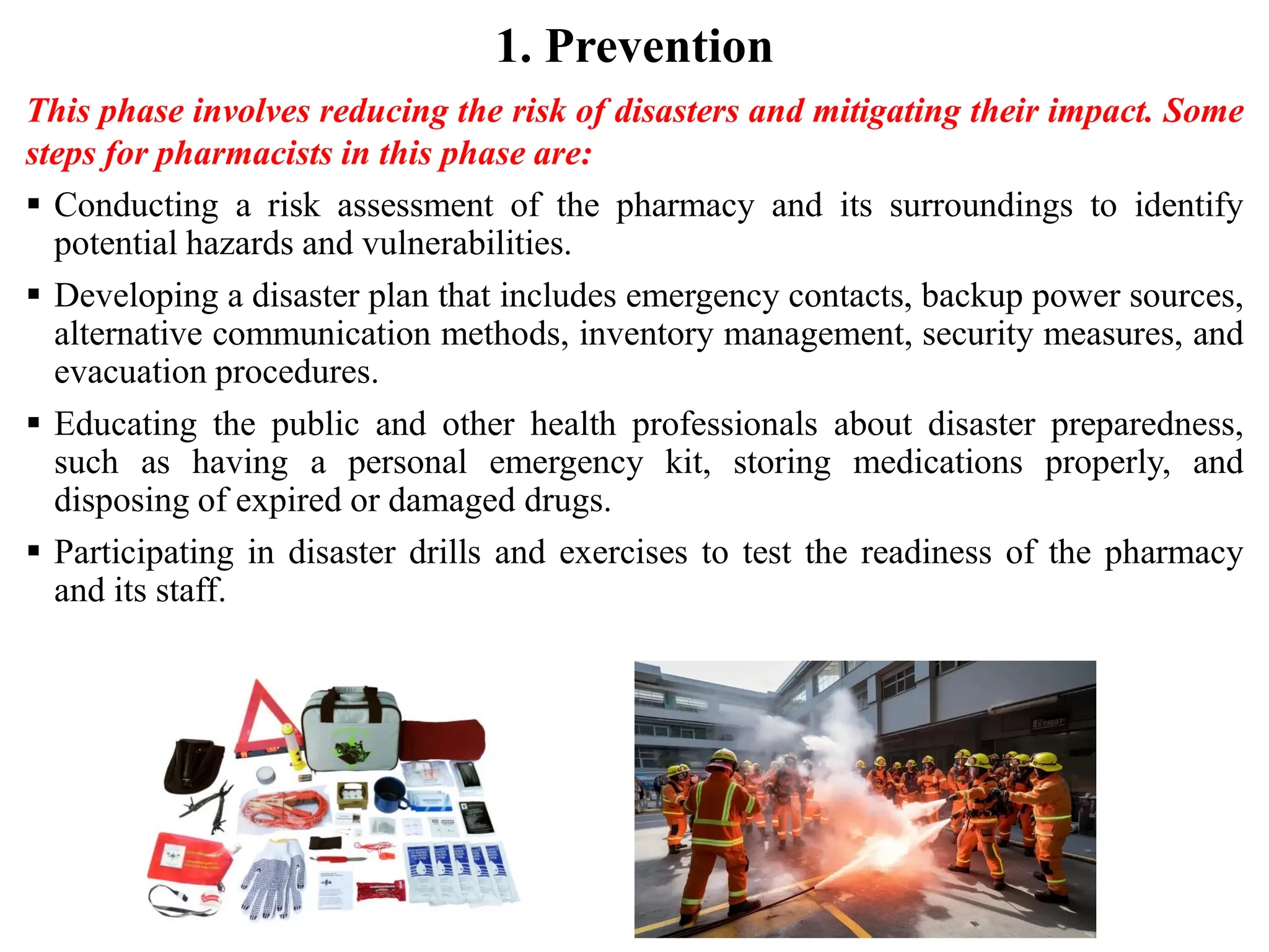 Roles of Pharmacists in Disaster Management | PDF