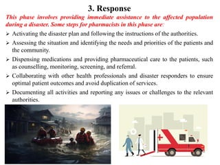 Roles of Pharmacists in Disaster Management | PDF