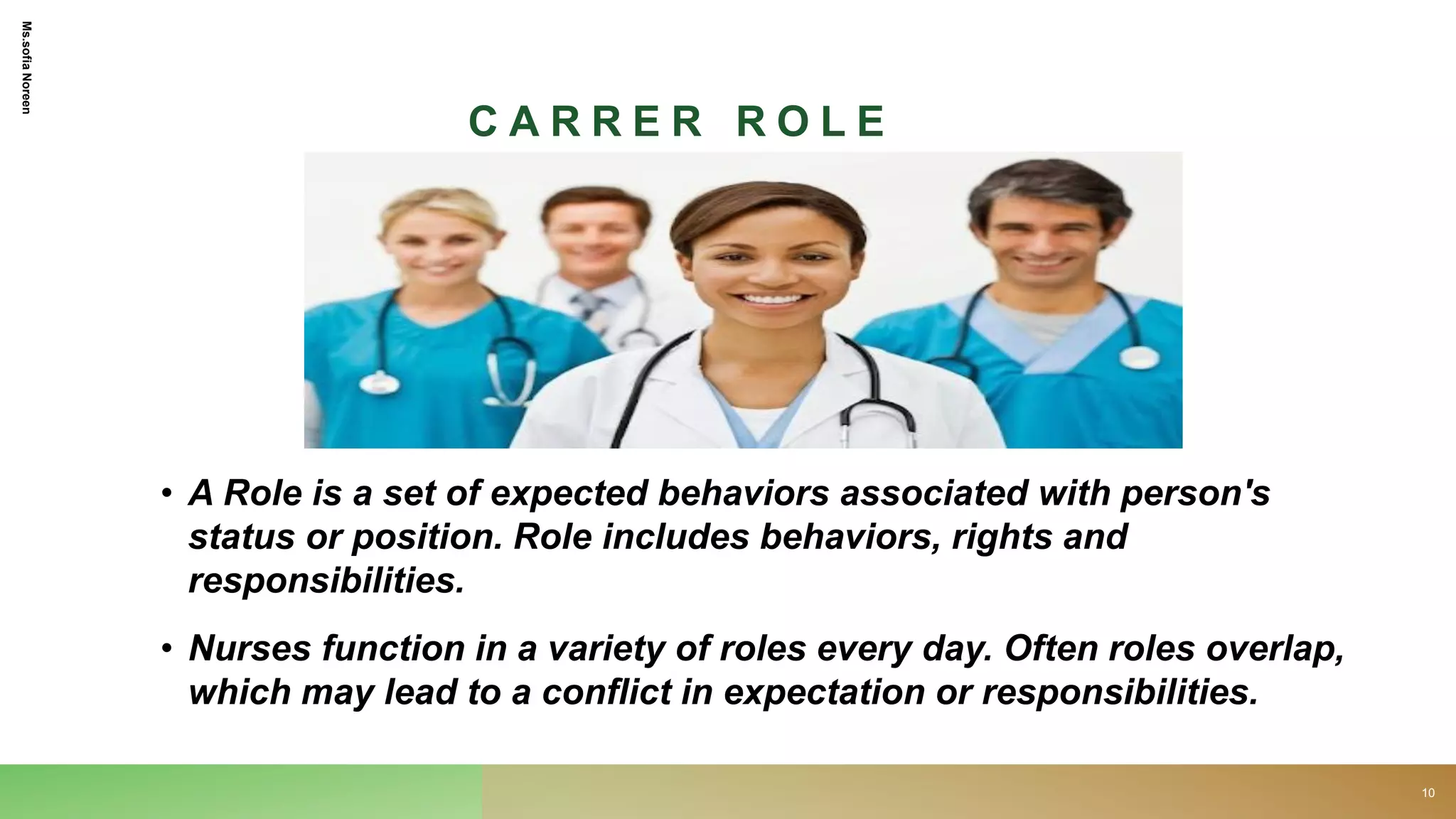 Roles of Professional Nurse (FON.1, unit II) | PDF