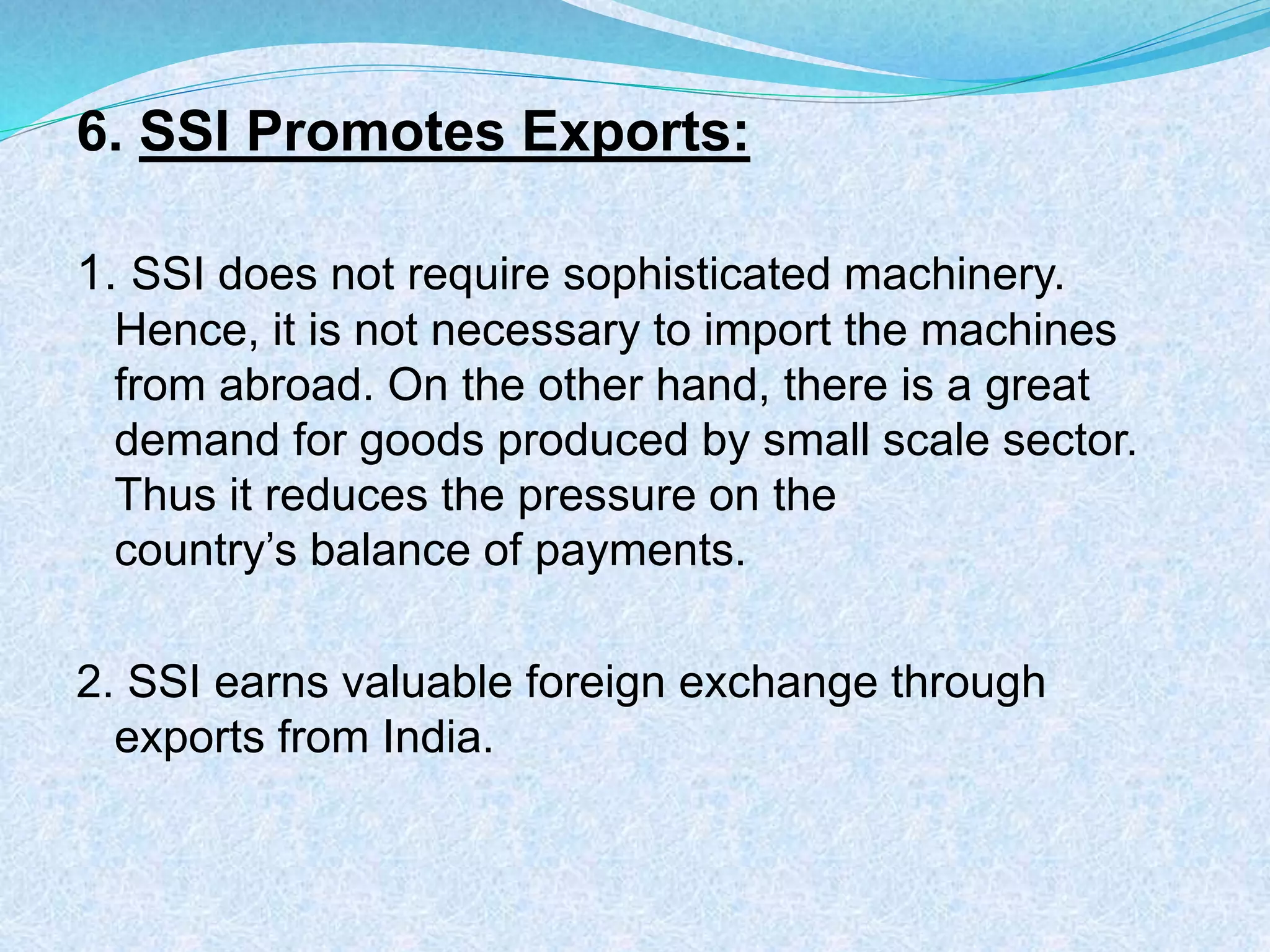 Roles of small scale industries in india | PPTX