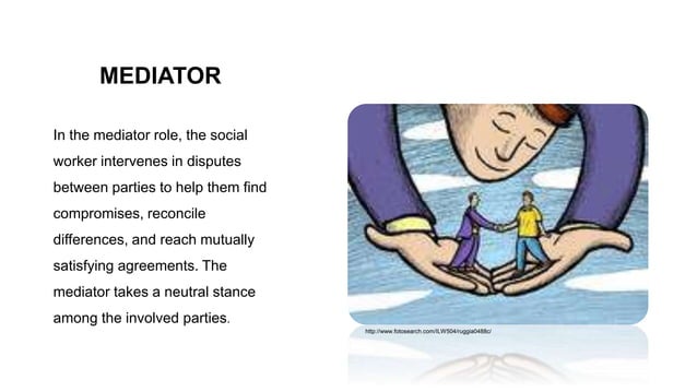 Roles of social workers | PPTX