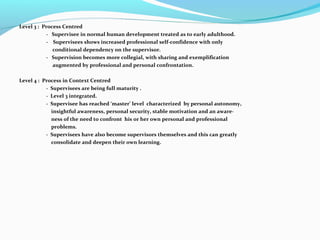 Roles of Supervisor and Developmental Approach | PPT