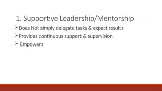 Roles of Supervisors-The top 10 roles of a good supervisor | PPTX