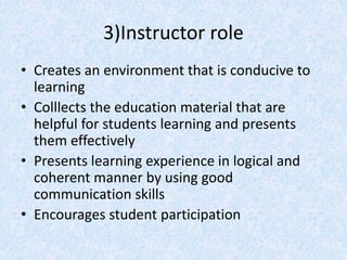 Roles of teacher | PPTX