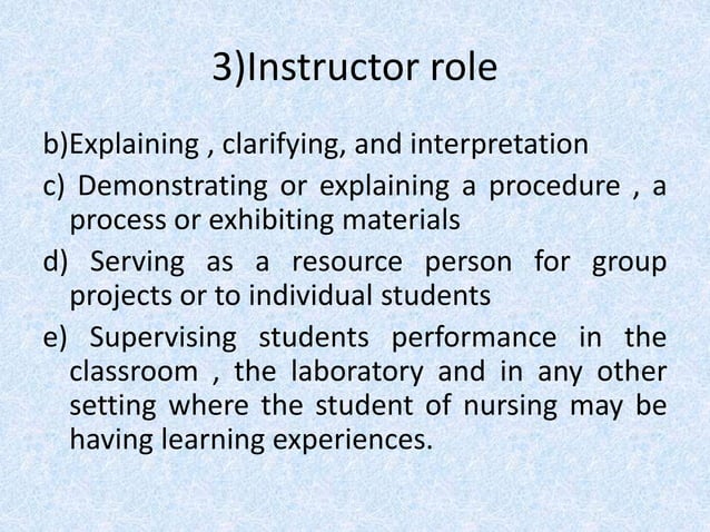 Roles of teacher | PPTX