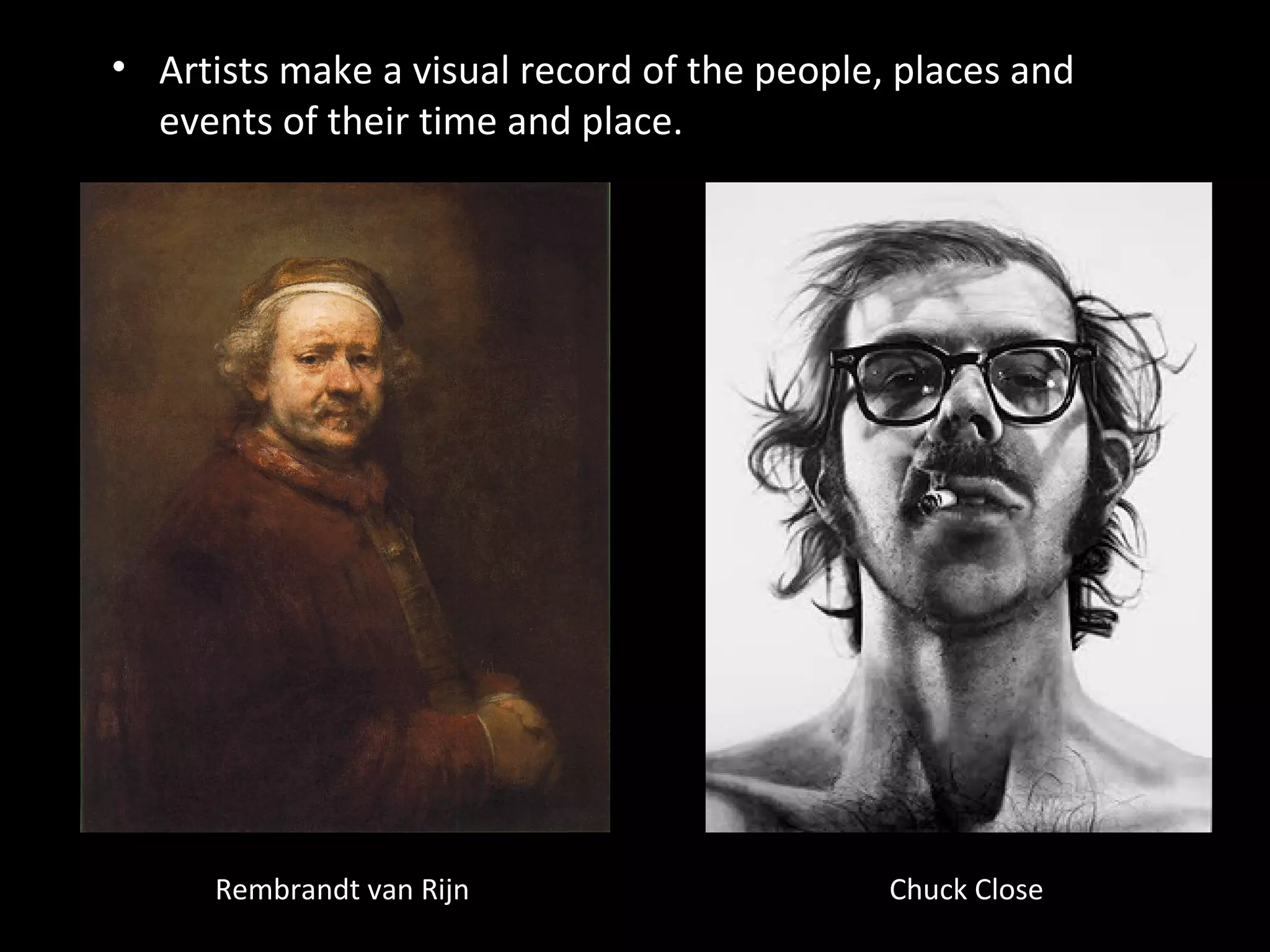 Ch. 1 - Roles of the artist | PPT