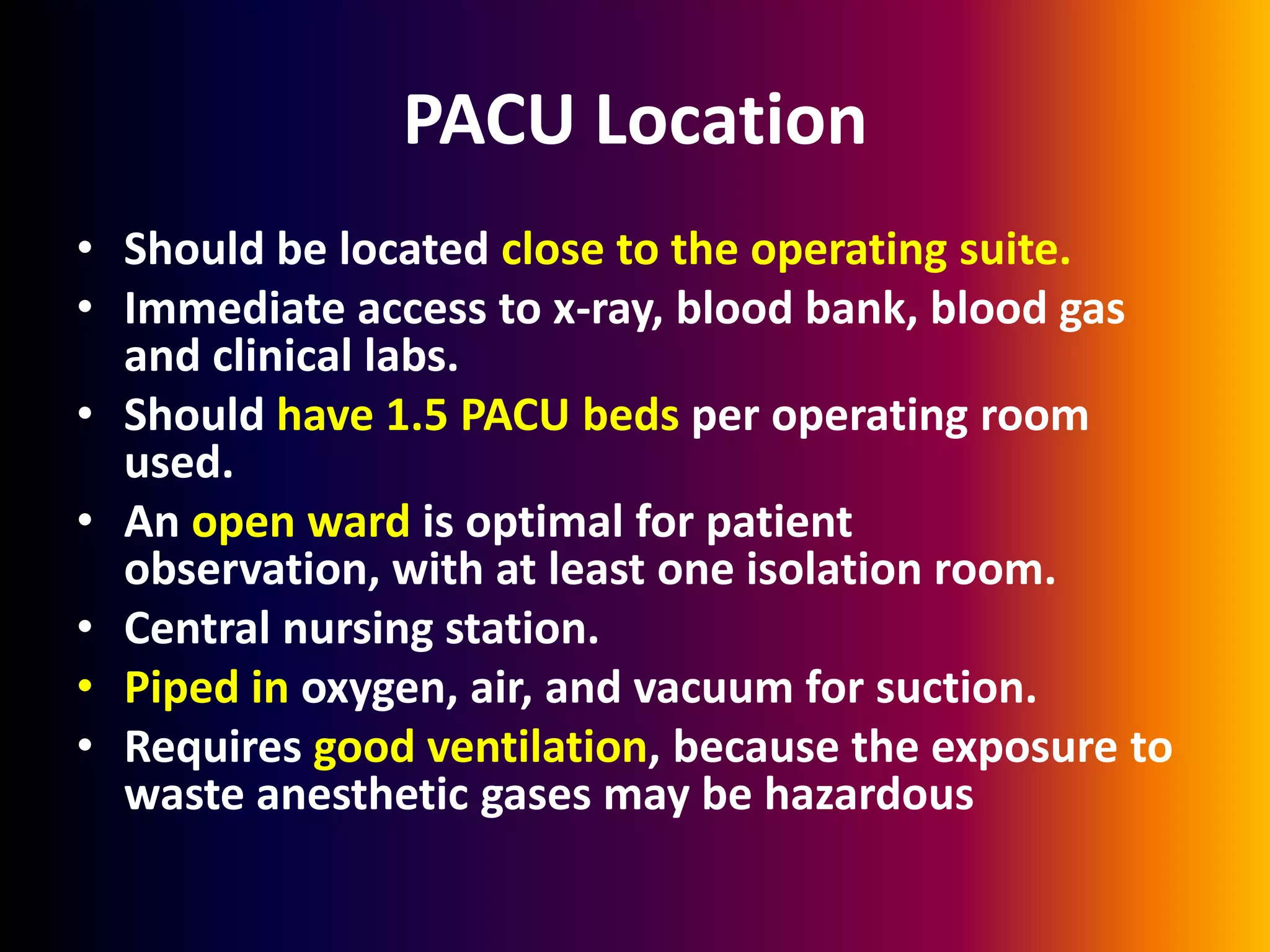 Roles of the postanesthesia care unit nurse | PPTX