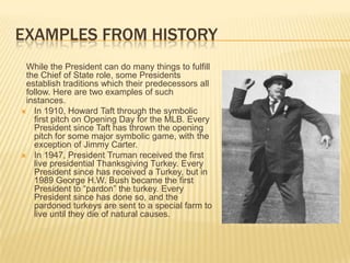 Roles of the president | PPTX